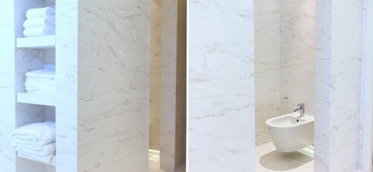 White marble surfaces | TINO Natural Stone
